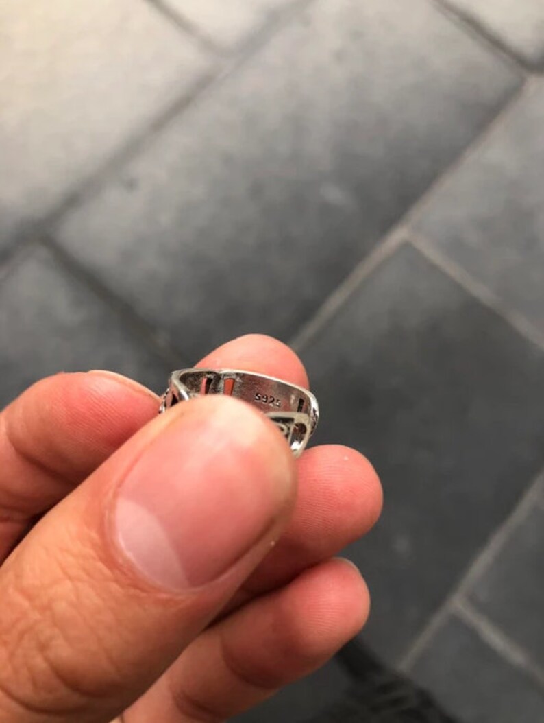 Orb Saturn Ring, Silver Ring, Streetwear Ring, Sterling Silver, Hip Hop ...