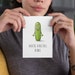 Pickle Personalized Card, Funny Card, Valentines Day, Anniversary Card ...