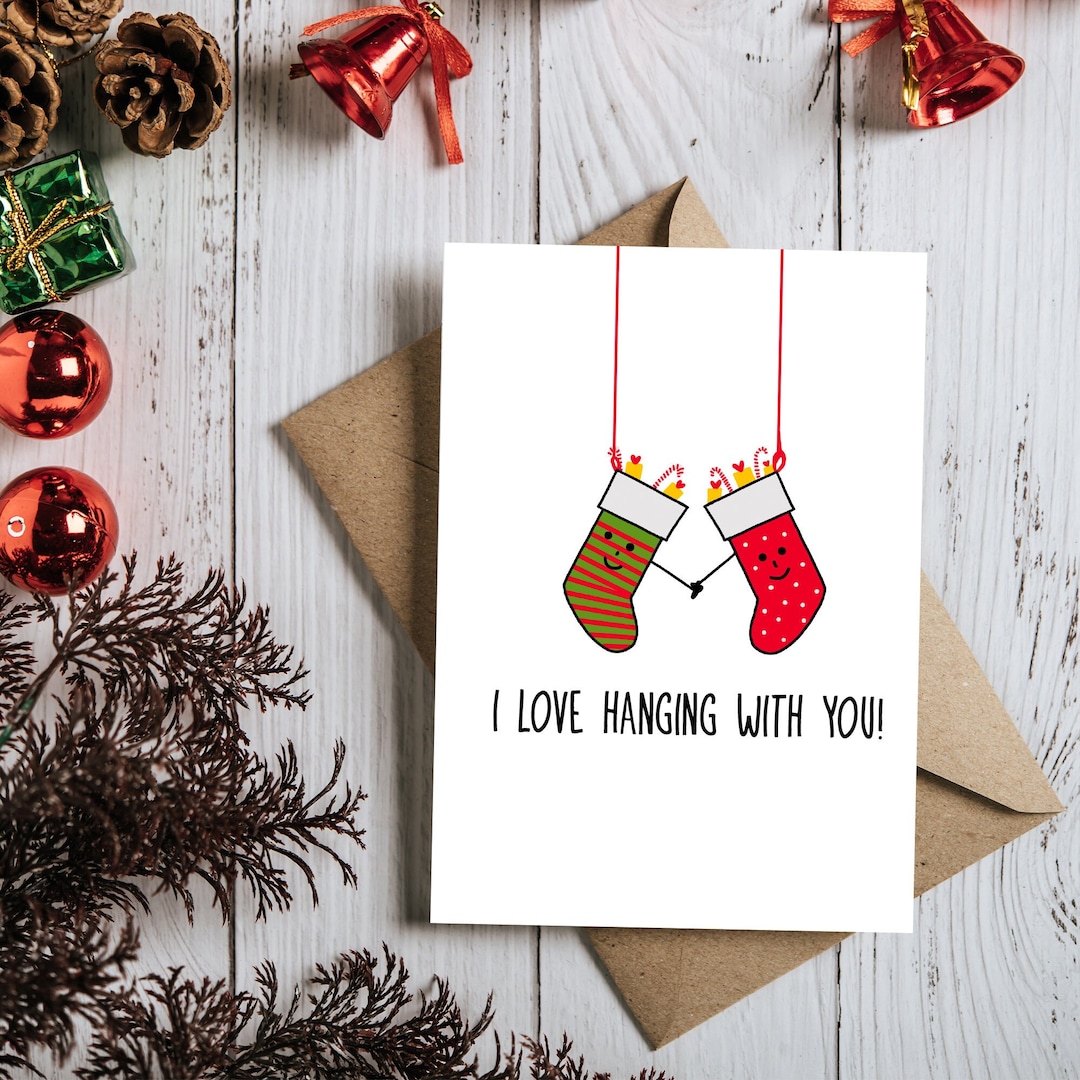 Funny Christmas Holiday Card for Your Husband, Friend, Boyfriend, I ...