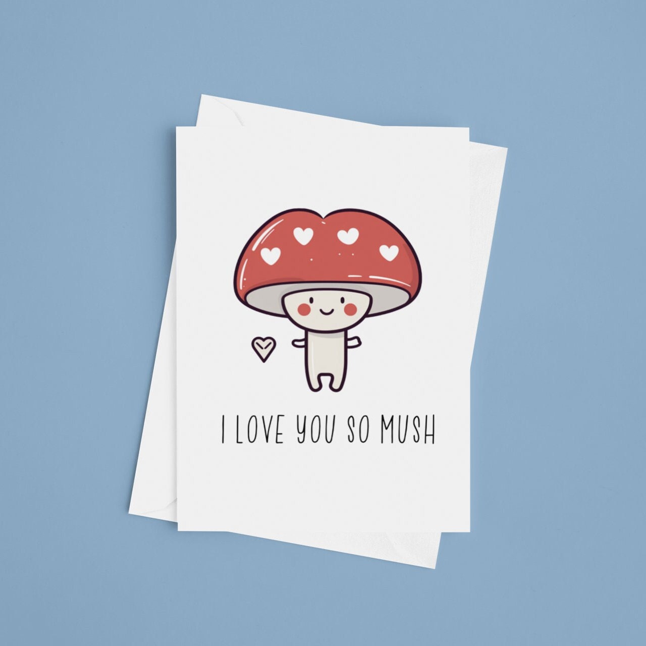 I Love You so Mush Card, Funny Love Card, Valentines Day, Anniversary ...