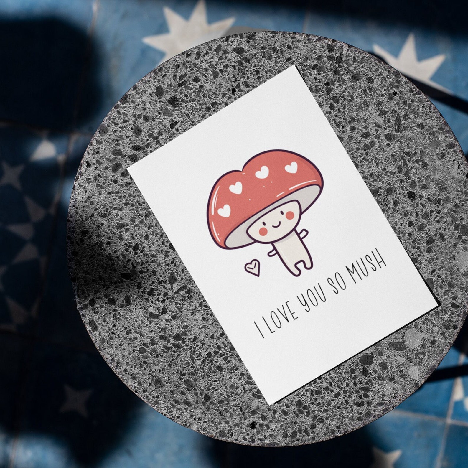 I Love You so Mush Card, Funny Love Card, Valentines Day, Anniversary ...