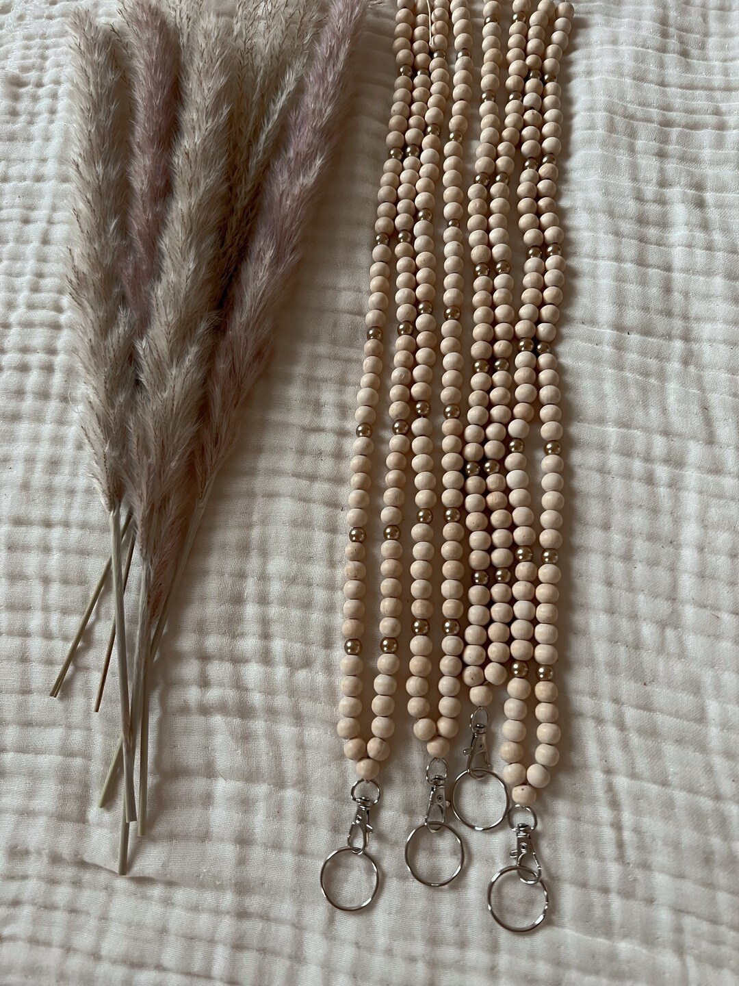 The Brooke Lanyard || Teacher Lanyard, Boho Teacher Lanyard, Beaded ...