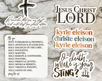 Catholic Easter Stickers - Etsy