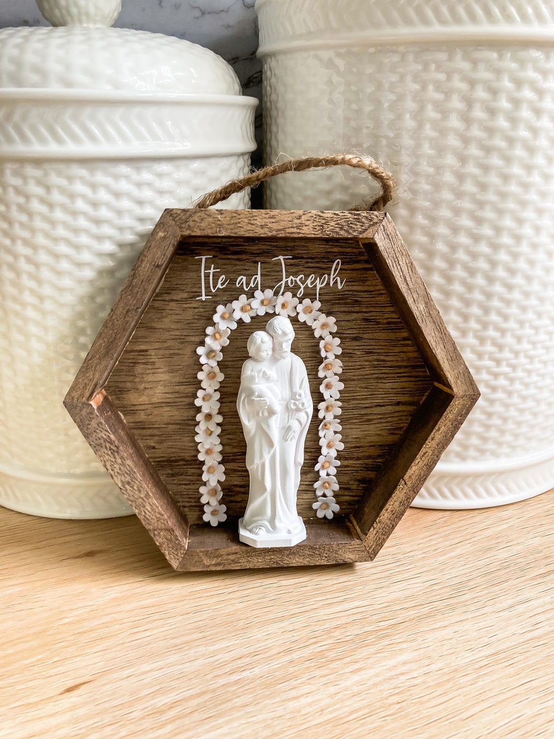 READY-TO-SHIP St. Joseph Shrine Mini Shrine Catholic - Etsy