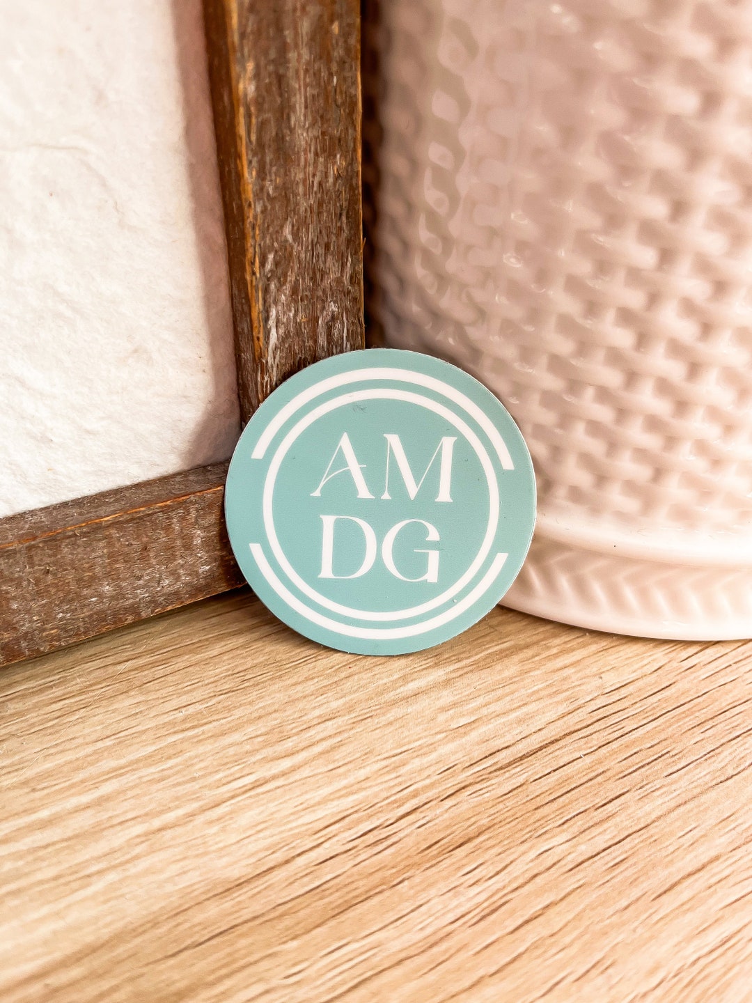 AMDG, for the Greater Glory of God Sticker, Catholic Stickers - Etsy