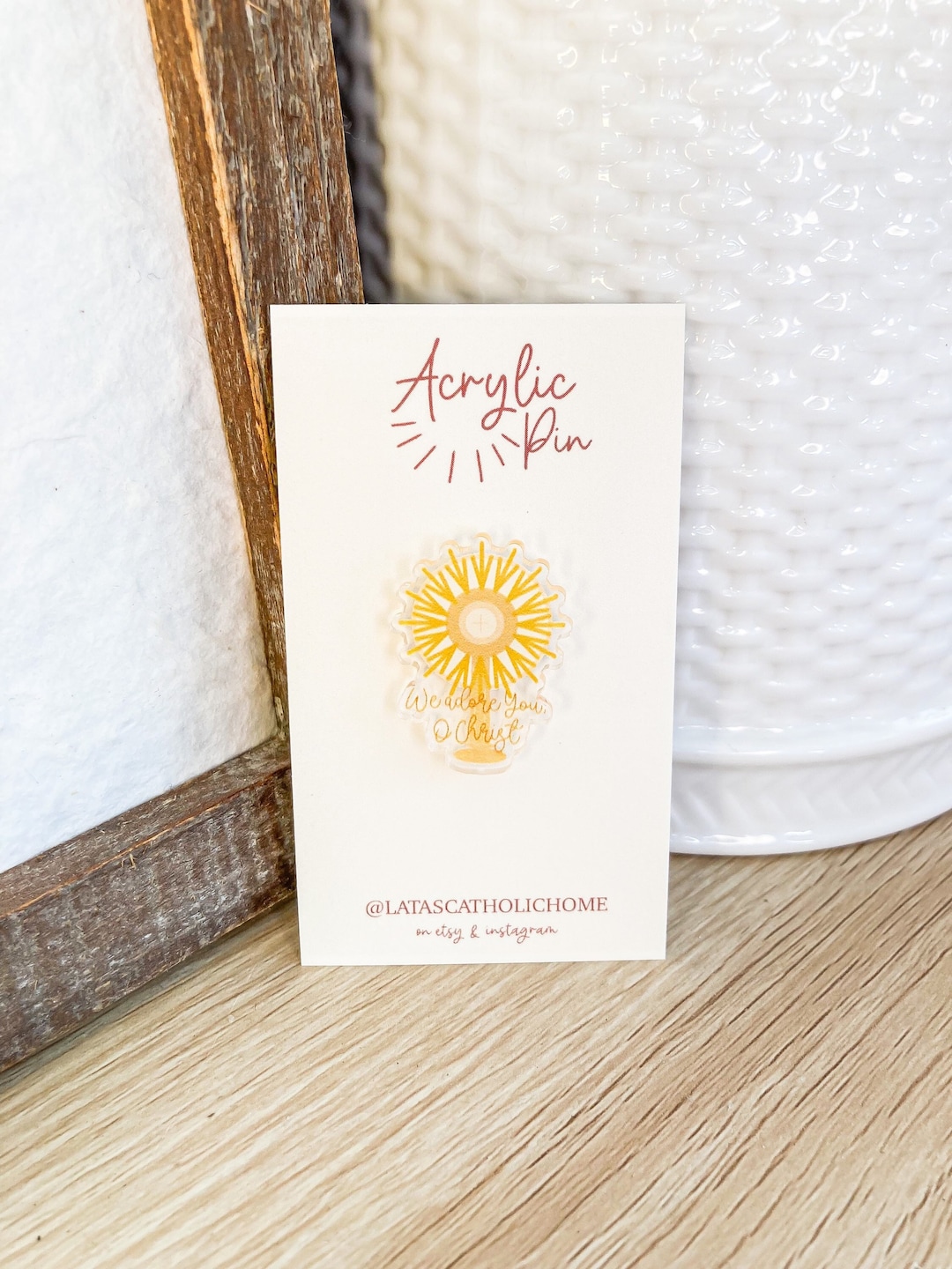 Monstrance Pin, Adoration Pin, Catholic Pin, First Communion Gift ...