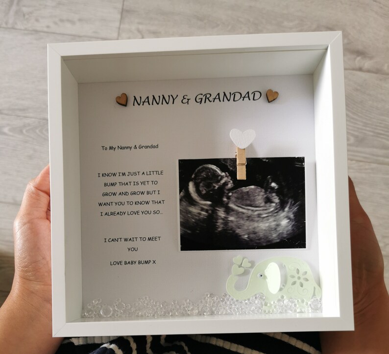Personalised Baby Scan Frame/ Baby Scan Photo Frame With - Etsy