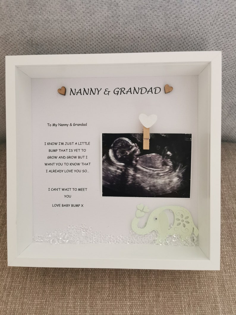 Personalised Baby Scan Frame/ Baby Scan Photo Frame With - Etsy