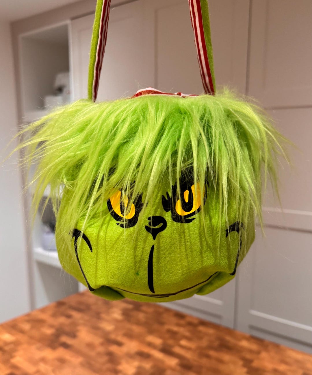 The Grinch Tote Bag, Basket Bag and Christmas Stocking - Etsy