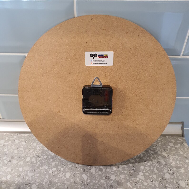 A Hobbit's Mealtimes Wall Clock, Lord of the Rings/the Hobbit Handmade ...