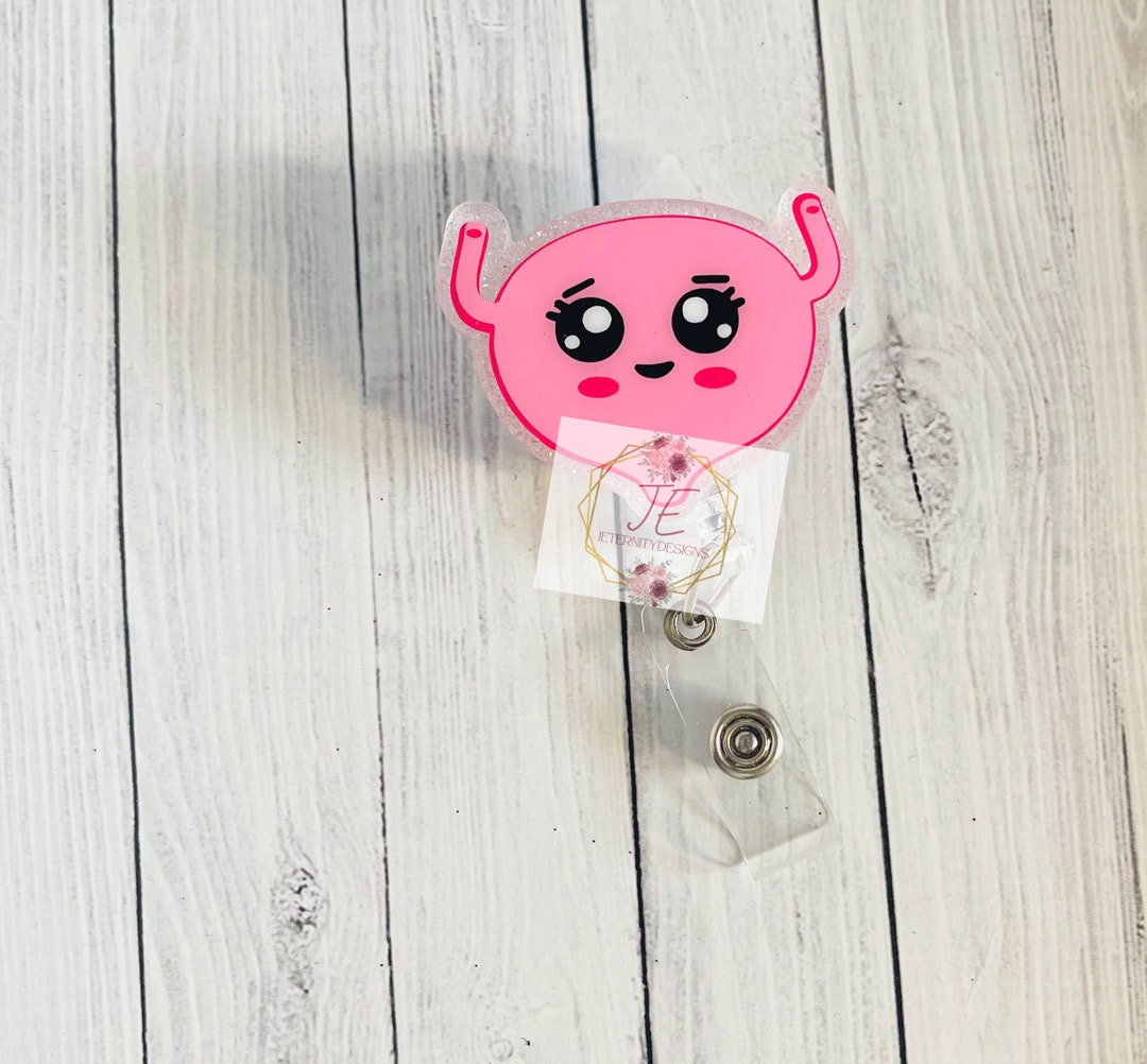 Bladder Retractable Interchangeable Badge Reel urologist Badge Cute ...