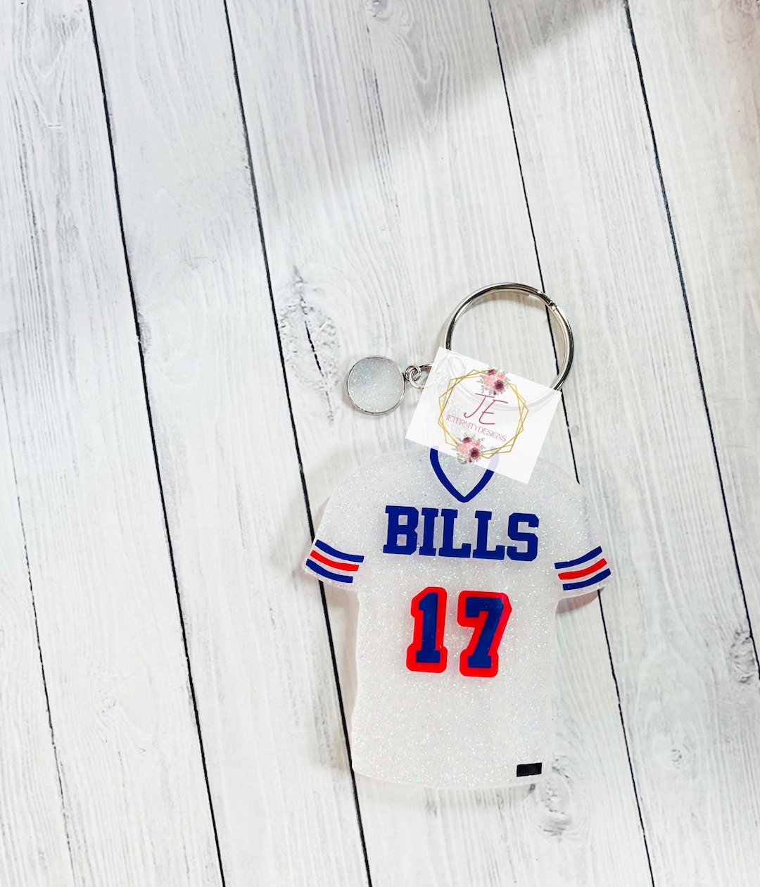 Custom Bills Jersey Keychain - Etsy
