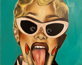 Fan Art Portrait Art Celebrity Art Cardi B Pregnancy Announcement ...