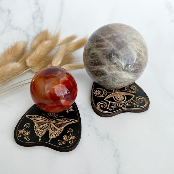 Wooden Sphere Holders - Etsy