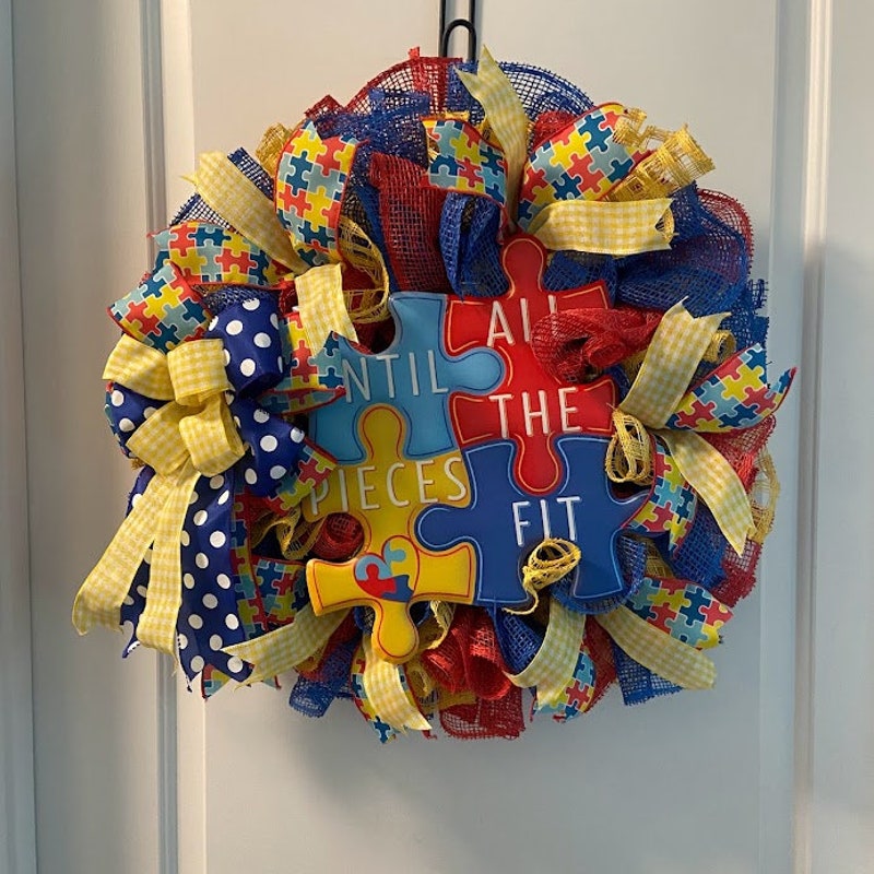 Autism Signs for Wreaths - Etsy