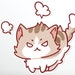 Angry Chibi Cat Emote. Die-cut Stickers. Indoor Stickers. - Etsy