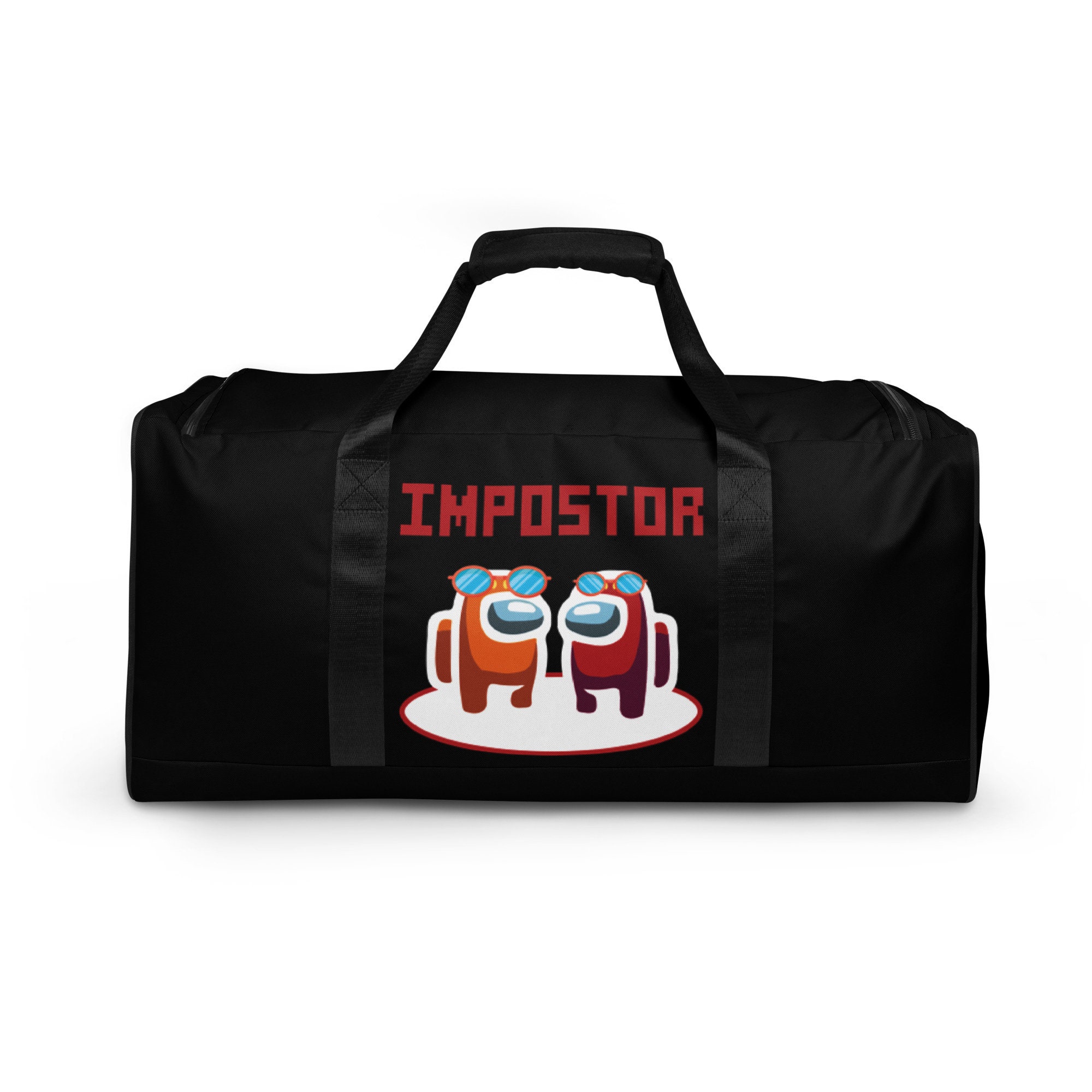 Among Us Impostor Duffle Gym Bag. Among Us Online Gamer Gym Bag. Among ...