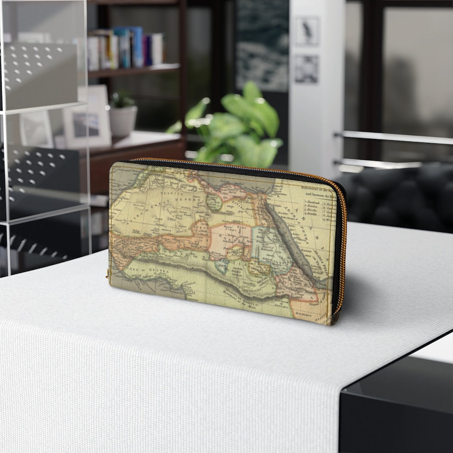 Beautiful Old Maps Pattern Zipper Wallet - Etsy