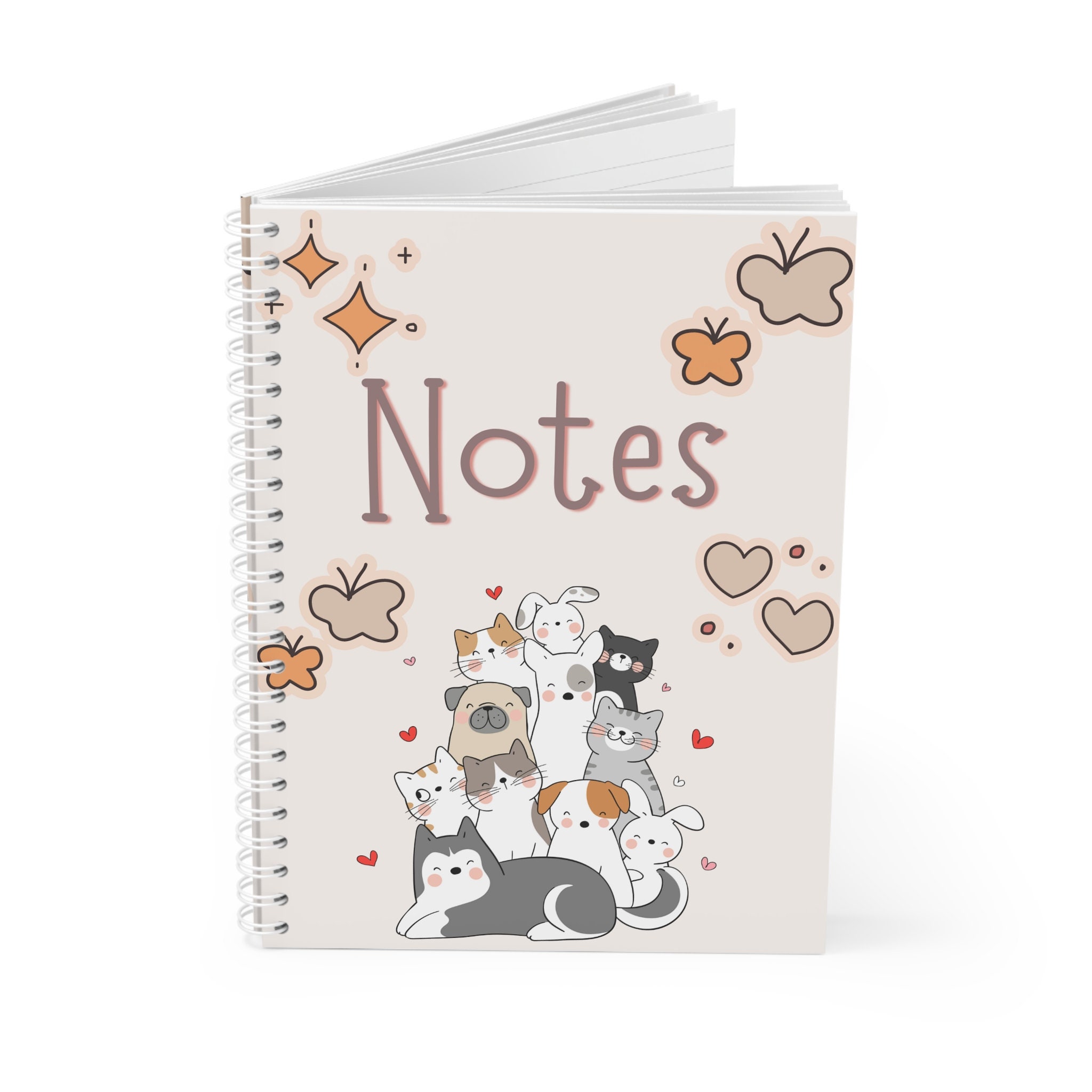 Magical Catopia Spiral Notebook. Cat Lover Journal. Anime Lover Gift ...