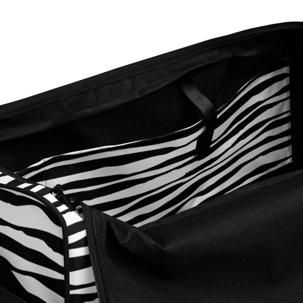 Zebra Print Bag. Funky Zebra-print Large Duffle Bag. Zebra - Etsy