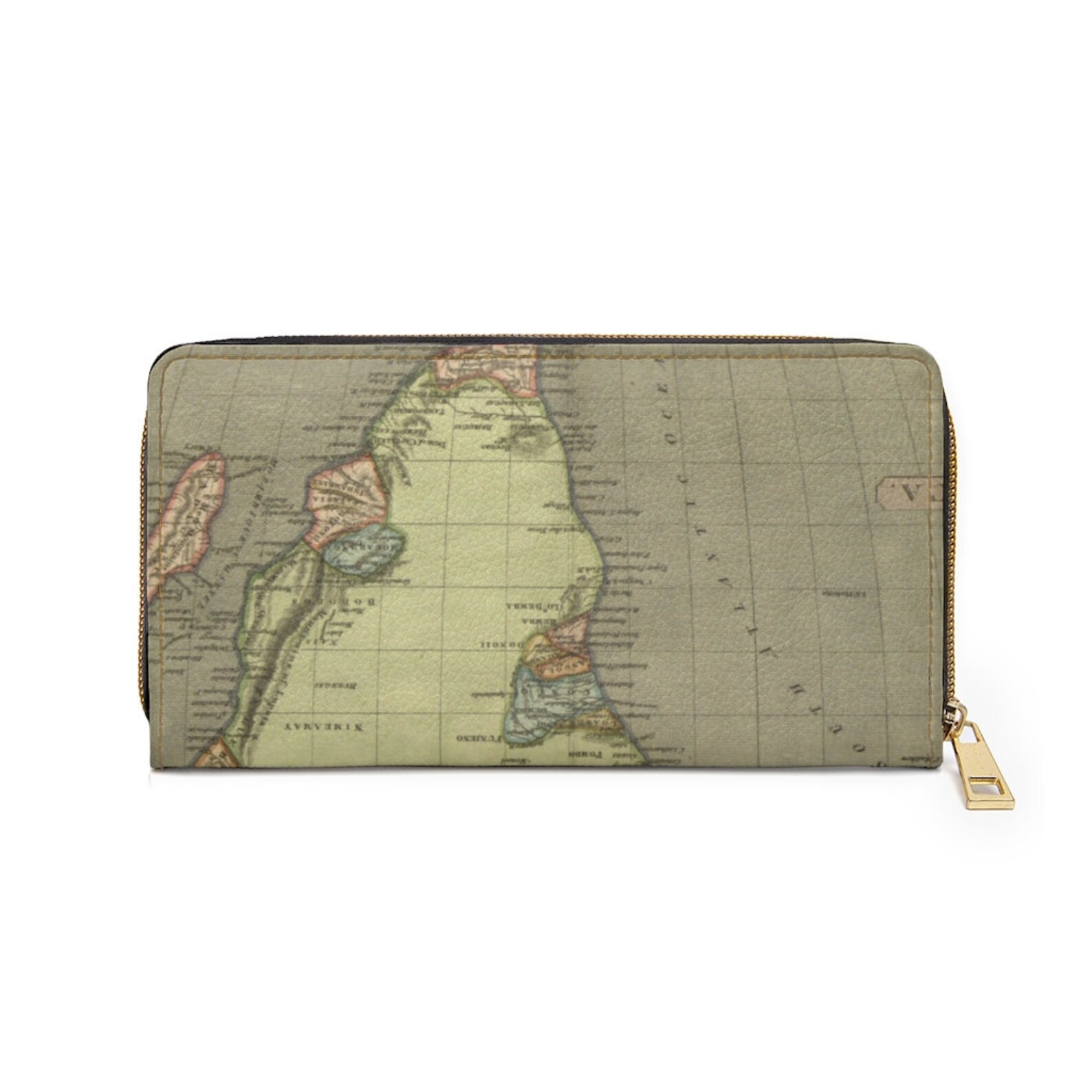 Beautiful Old Maps Pattern Zipper Wallet - Etsy