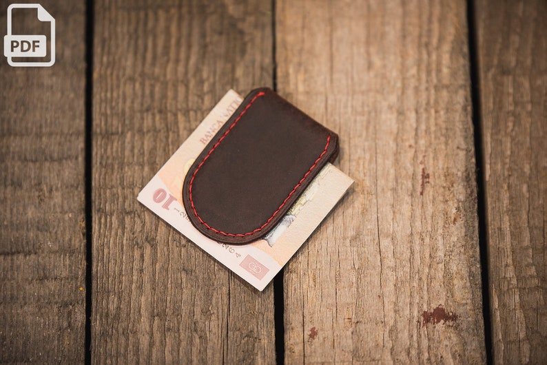 PDF Leather Magnetic Money Clip Pattern - Easy DIY Leather Project - Etsy
