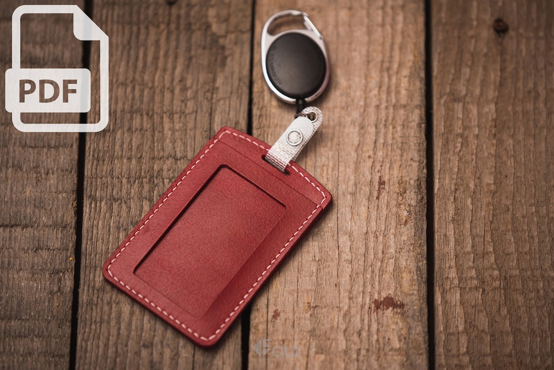 PDF Leather Badge Holder Pattern - Easy DIY Leather Project - Etsy