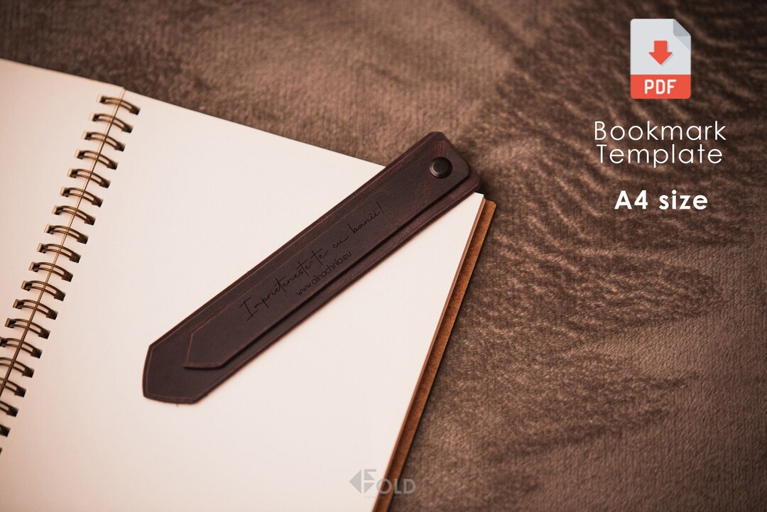 PDF Leather Bookmark Pattern - Easy DIY Leather Project - Etsy