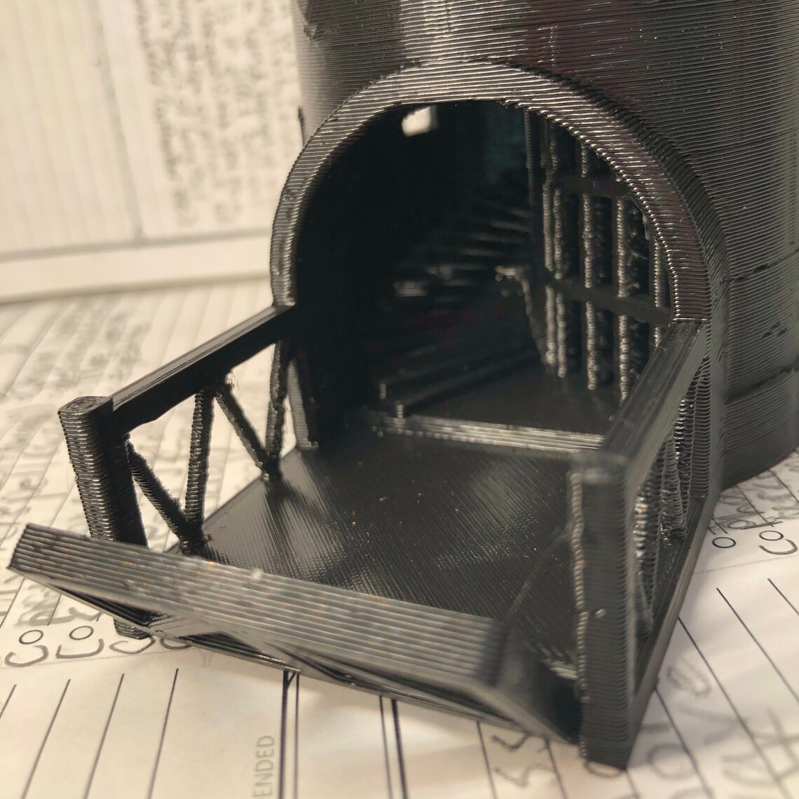 Classic 3D Printed Dice Tower | Custom Size + Color | Dungeons ...