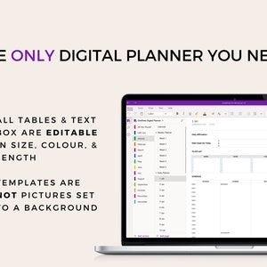Onenote Daily Planner Ultimate Digital Planner, Guided Journal, Surface ...