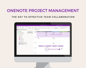 Onenote Digital Notebook Onenote Notebook Onenote Notes - Etsy