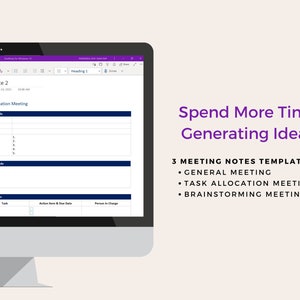 Onenote Project Management Template Optimized for Desktop, Onenote ...
