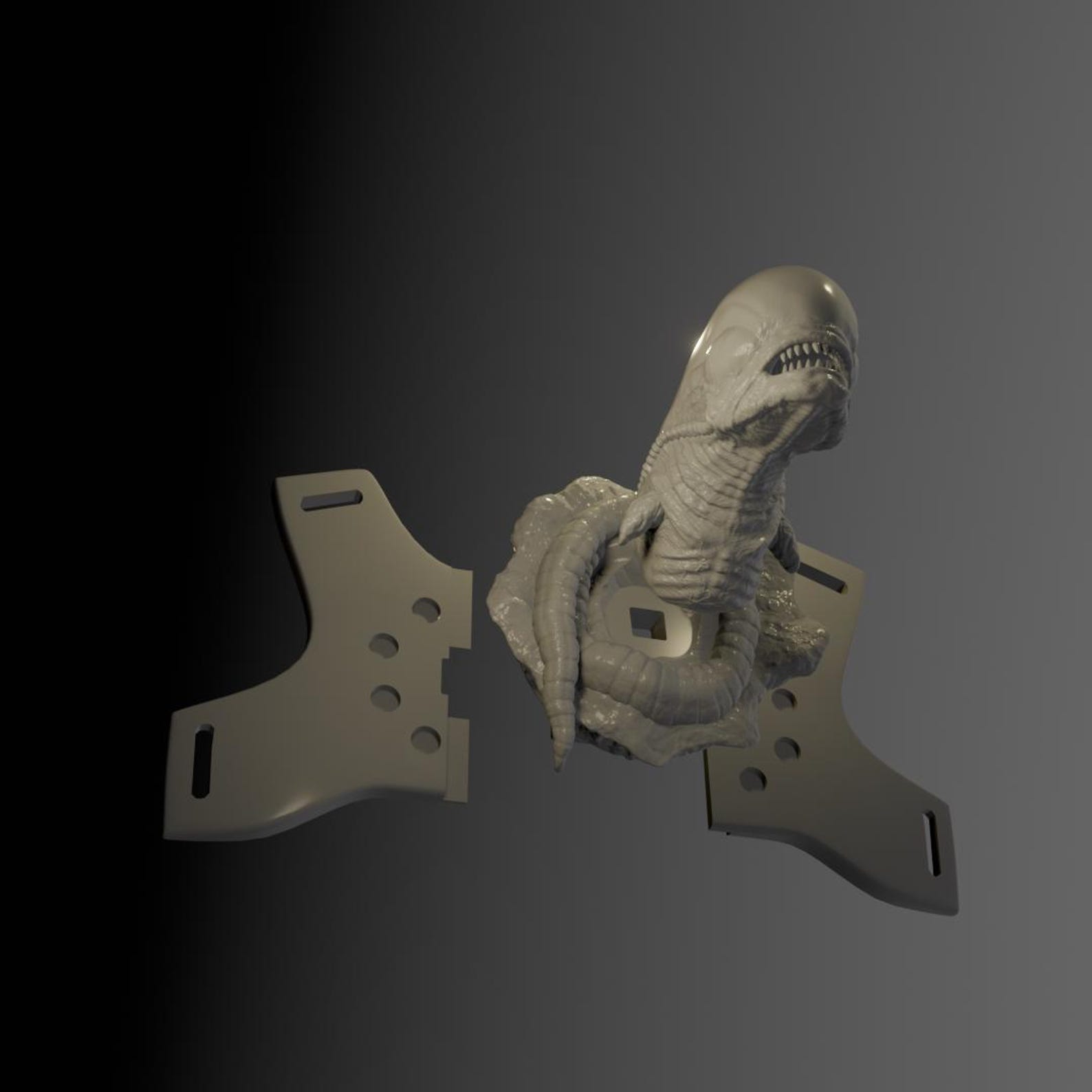 Alien Wearable Chestburster for Printing (DIGITAL FILES) - Etsy