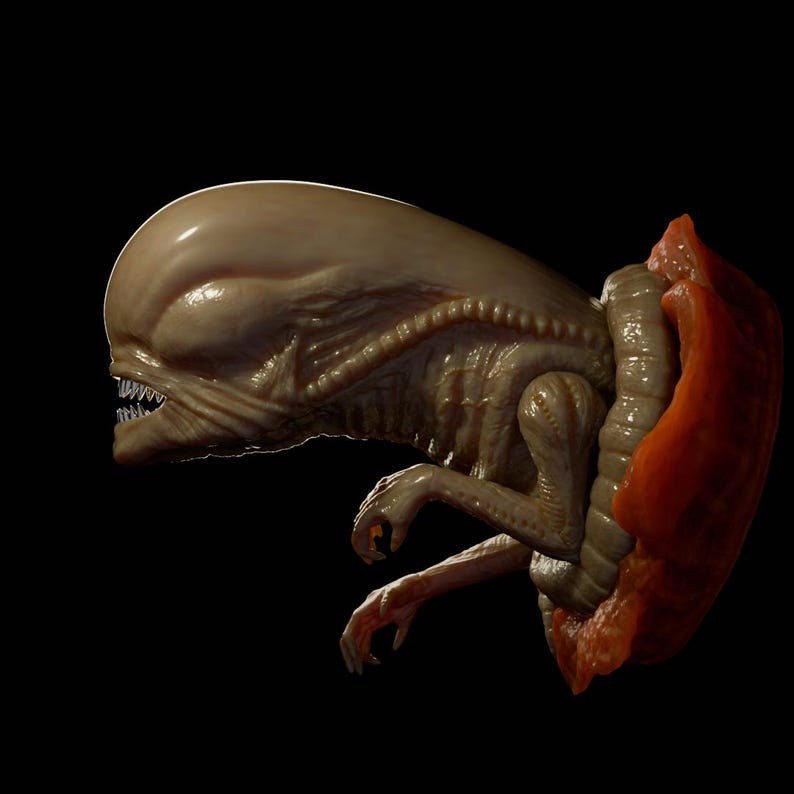 Alien Wearable Chestburster for Printing (DIGITAL FILES) - Etsy