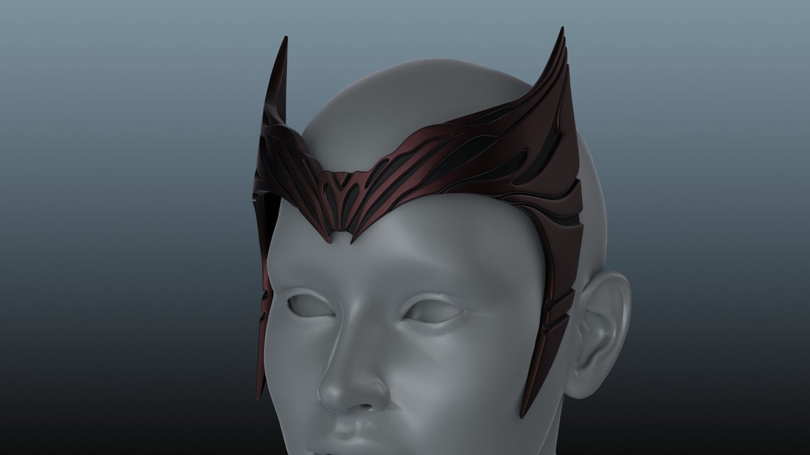 Scarlet Witch Tiara 3D Model - Etsy
