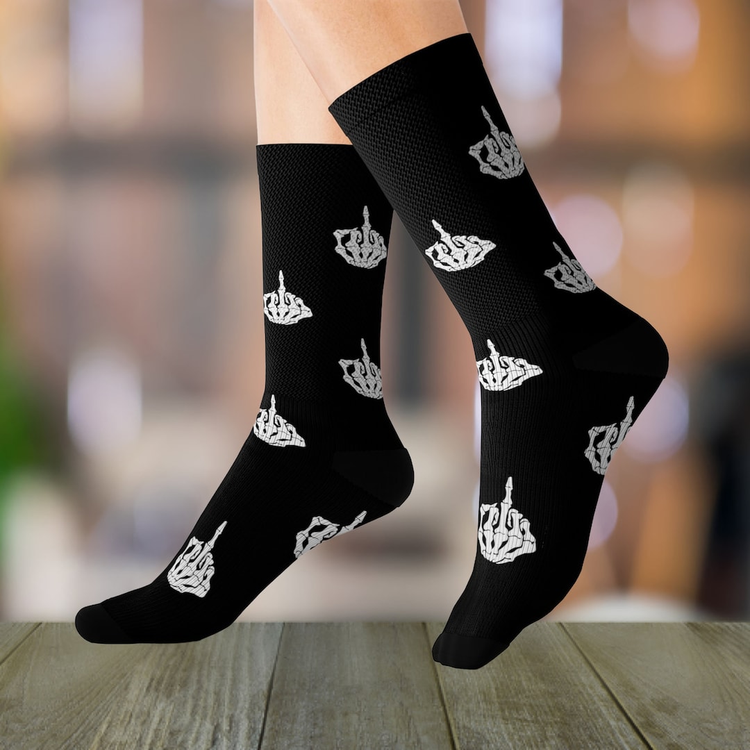 Middle Finger Socks Finger Socks - Etsy