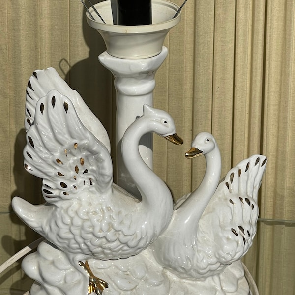 Swan Lamp - Etsy