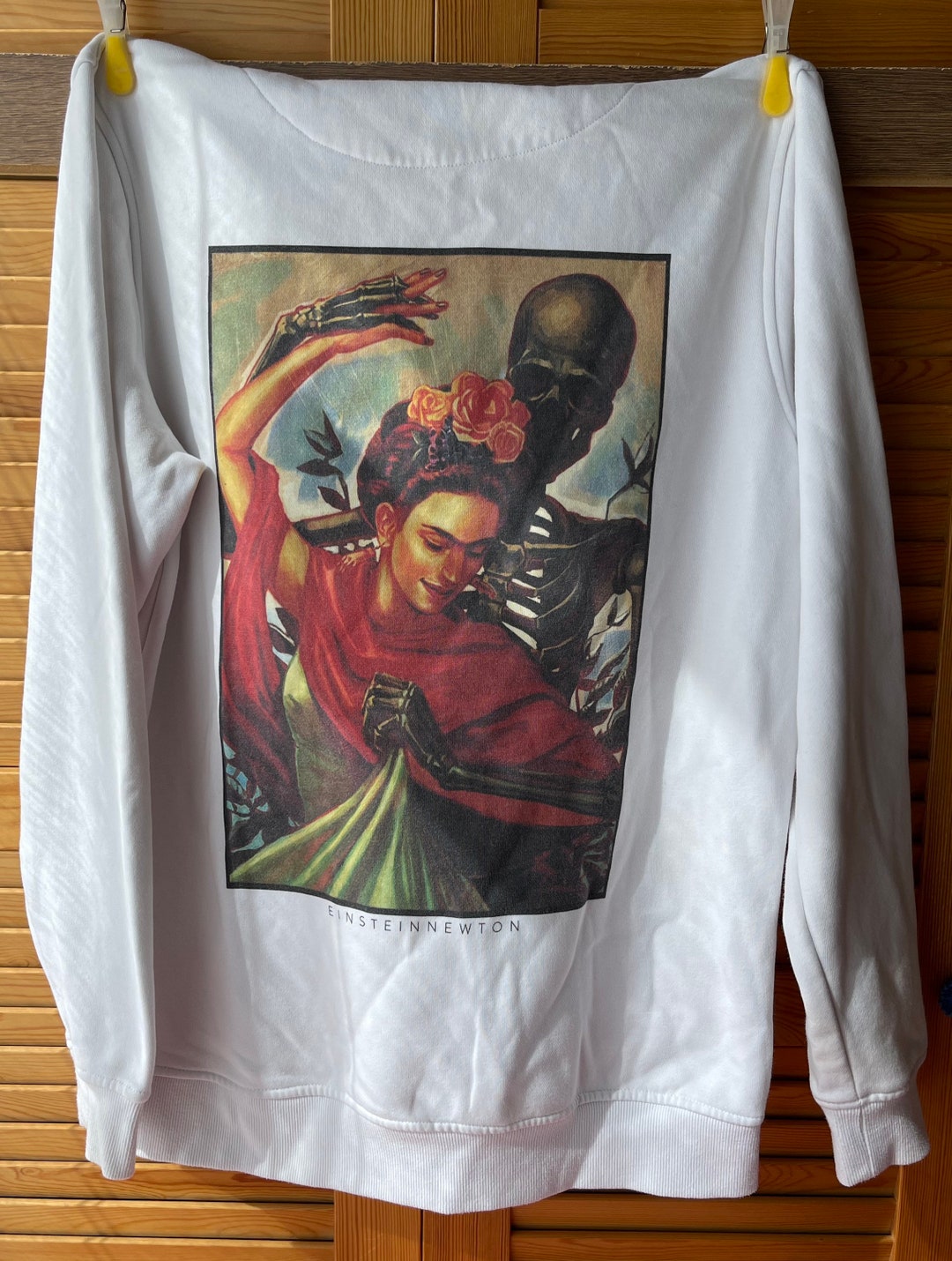 Hoodie Frida Kahlo Art Painting Skeleton Modern Art Extraordinary ...
