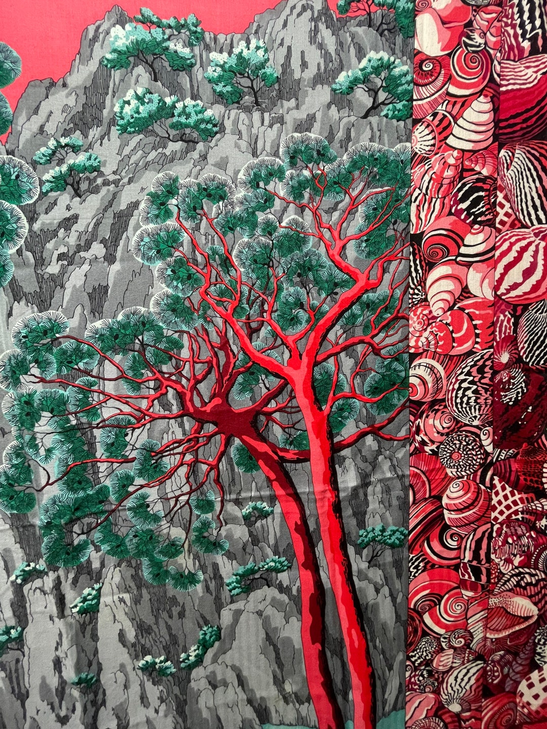 Hermes Scarf Sieste Au Paradis Aline Honore 140 Cm Exceptional Pine ...