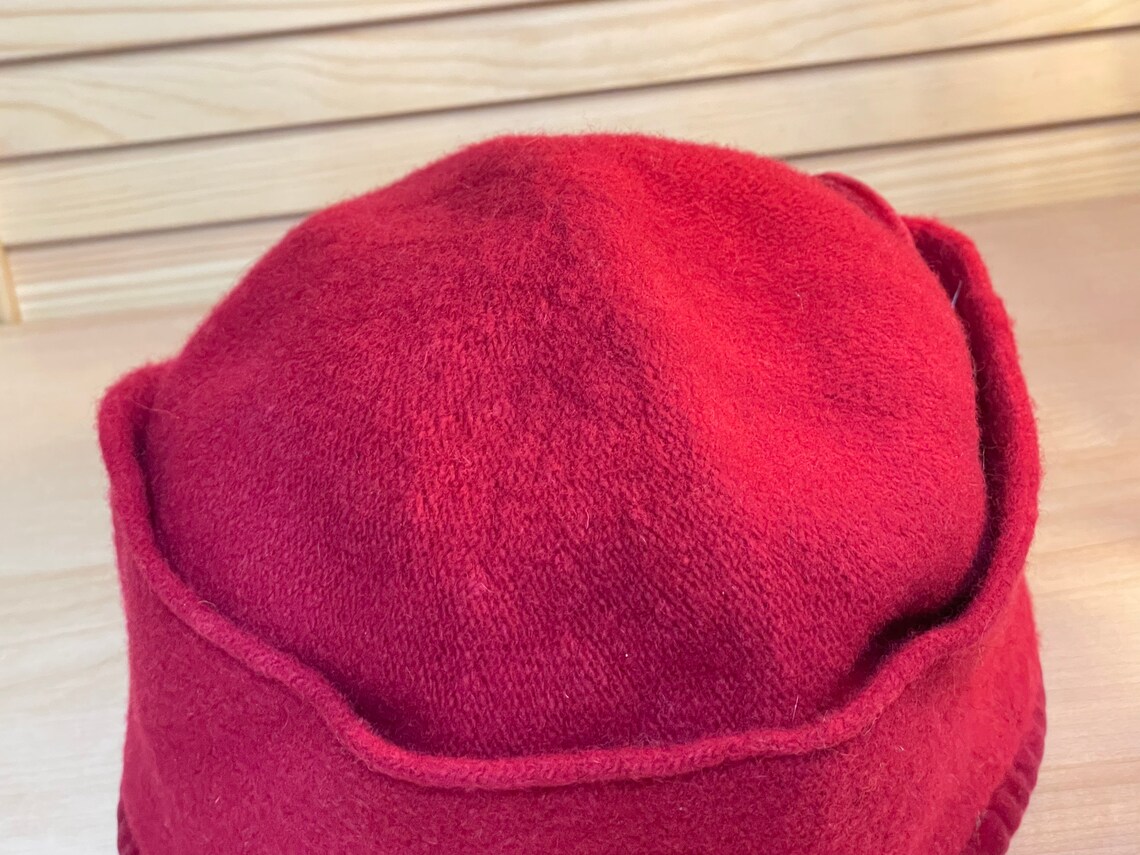 Hat Wool Strawberry Red Unique Berlin Designer 59 Cm Soft Warm - Etsy