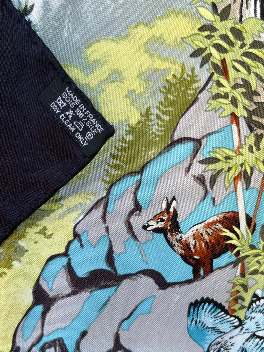 Hermes Silk Scarf Paris Robert Dallet 1995 Sichuan China Panda Bear ...