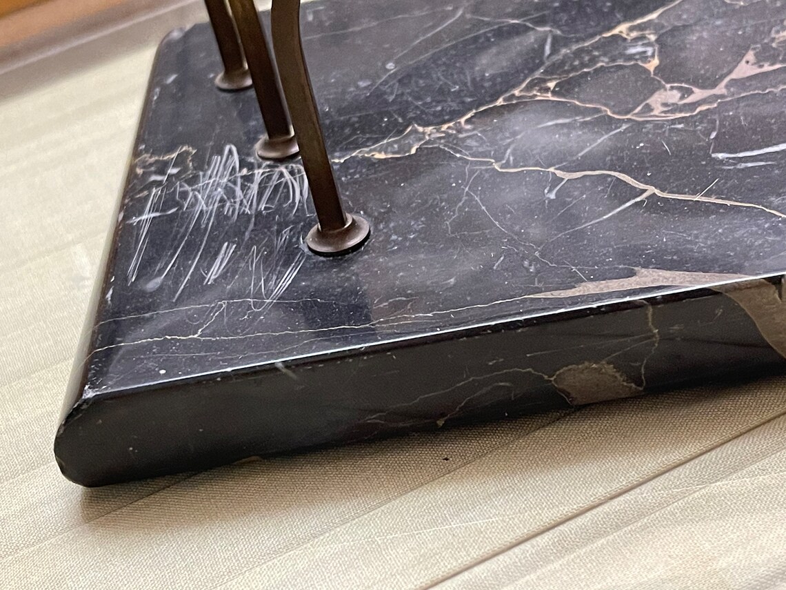 Desk Set Letter Holder Marble - Etsy