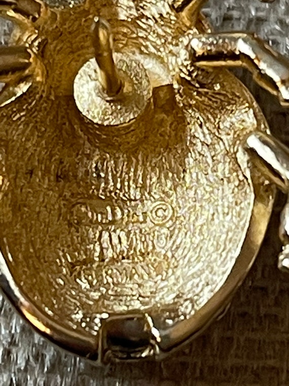 Ladybug Christian Dior fancy pin lapel jewelry brooch… - Gem