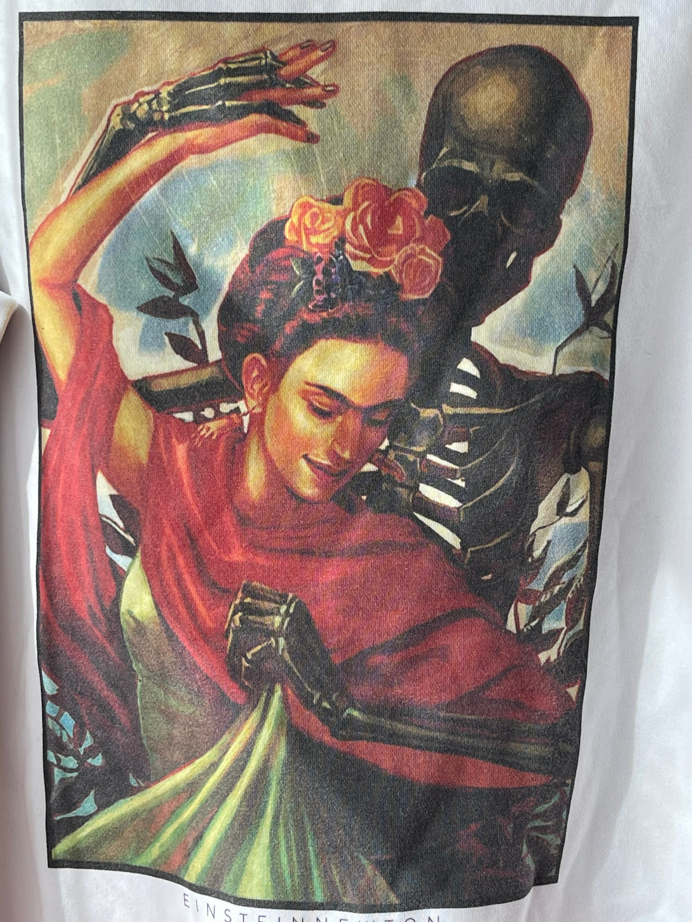 Hoodie Frida Kahlo Art Painting Skeleton Modern Art Extraordinary ...