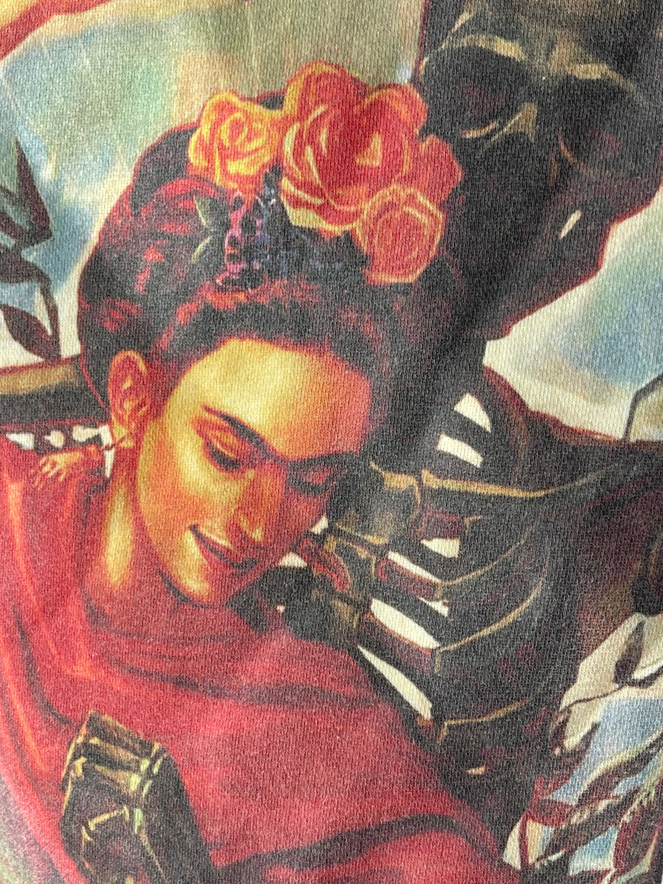 Hoodie Frida Kahlo Art Painting Skeleton Modern Art Extraordinary ...