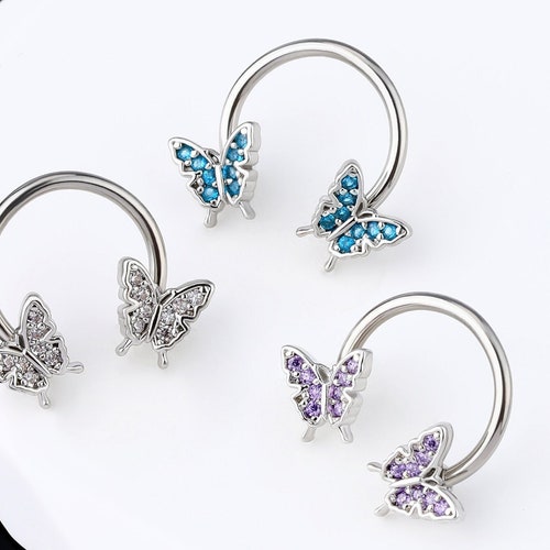 16G Septum Ring/cute Septum Piercing Jewelry/unique Daith - Etsy