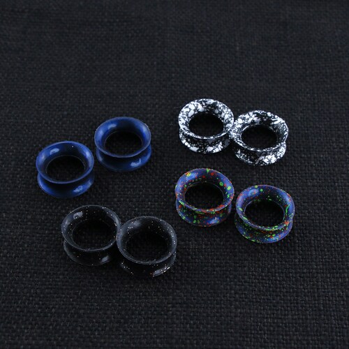 Hecate Moons Ear Weights Black Steel Crescent Moon Hangers | Etsy