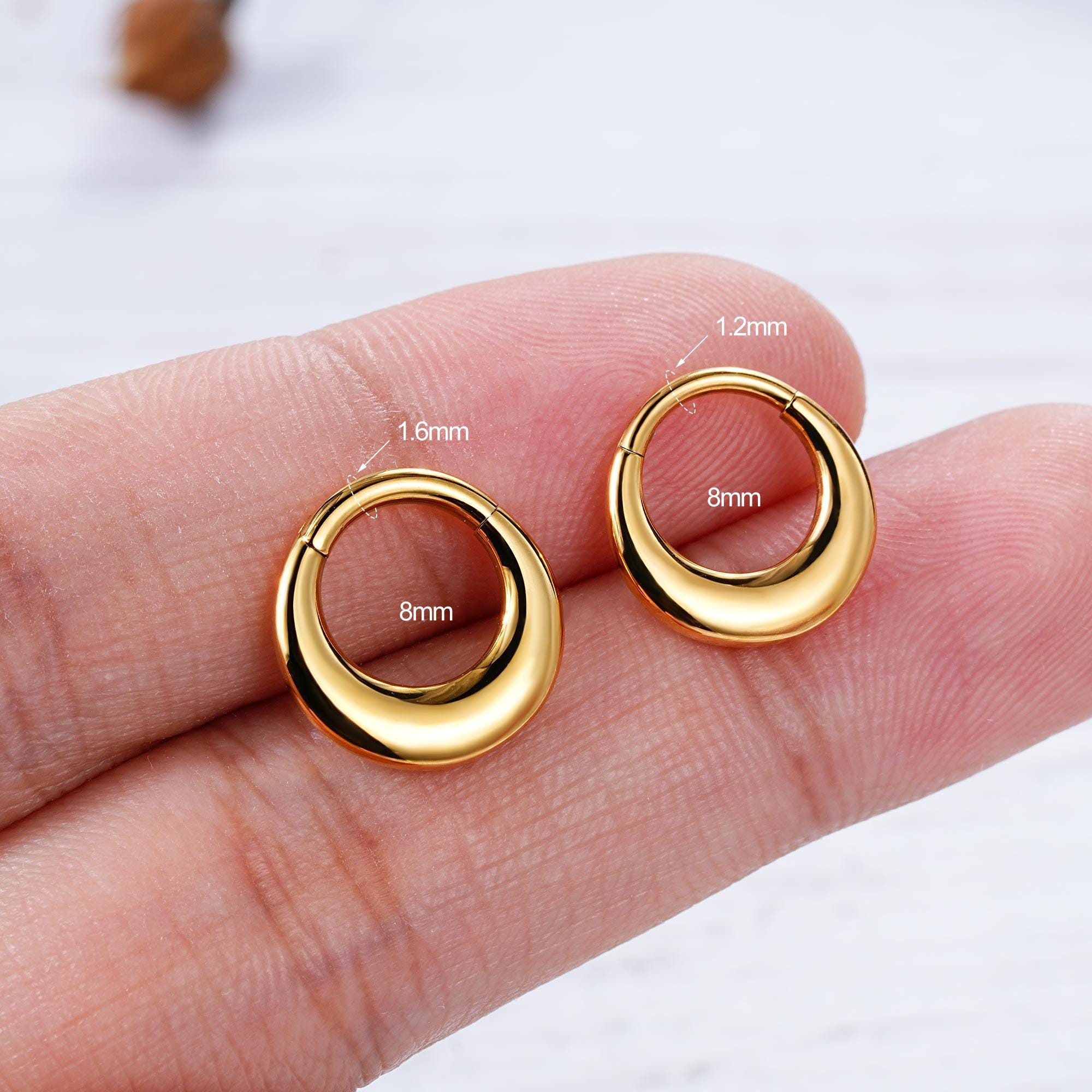 16G 14G Fat Septum Ring/cartilage Earring/helix Earring/daith Piercing ...