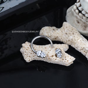 Mummy Septum Ring/septum Piercing/helix Piercing/cartilage Earring ...