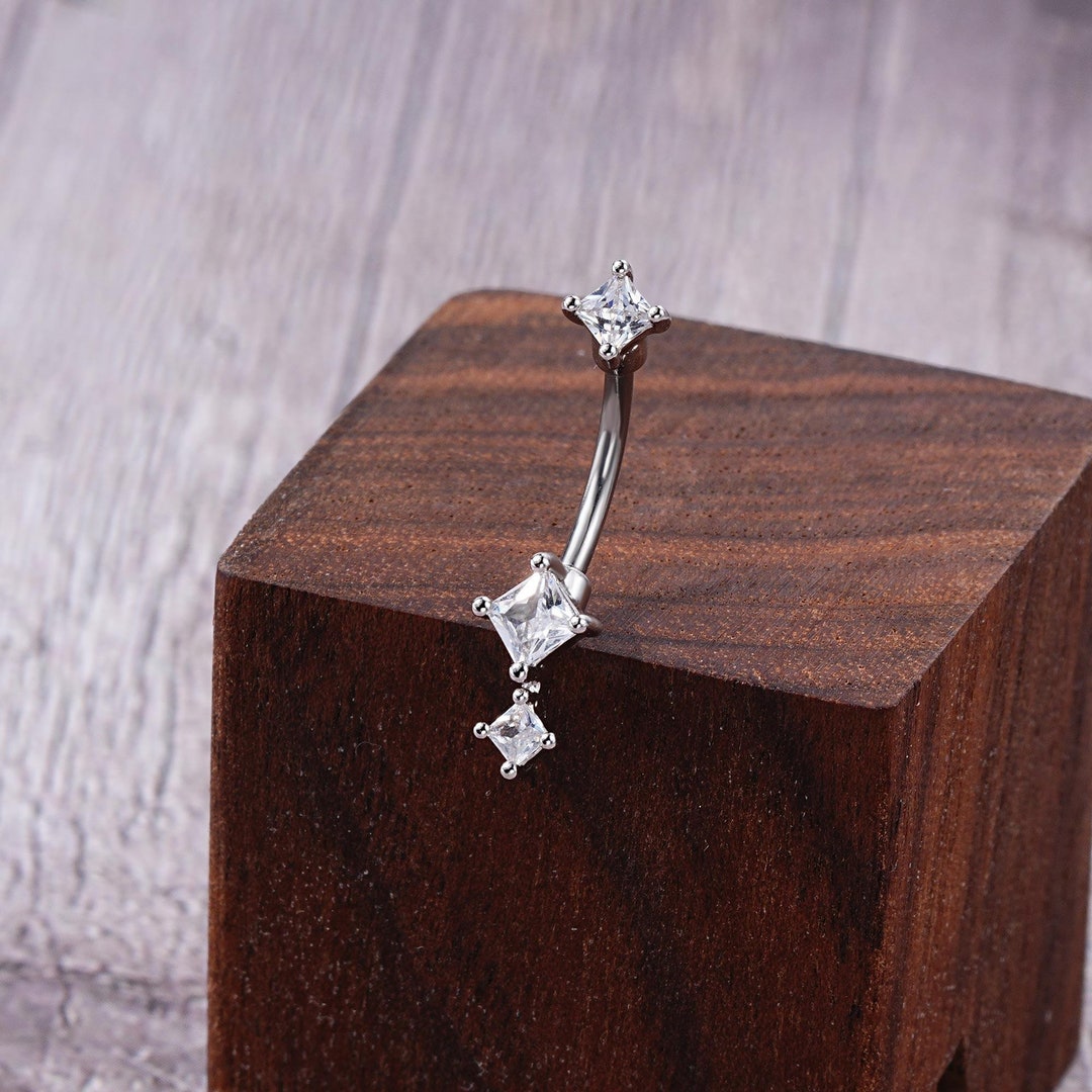 16G Rook Earring/curved Barbell/eyebrow Ring/daith Earring/dangle ...